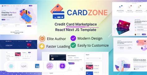 Cardzone Credit Card Marketplace React Next Js Template By Pixelaxis