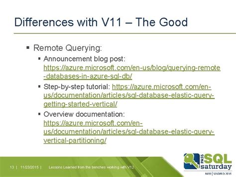 Sql Azure Database Lessons Learned From The Trenches