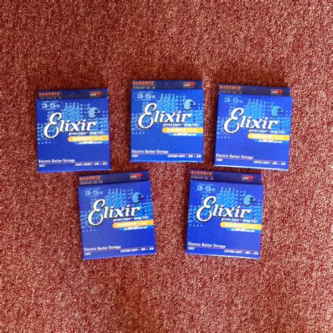 Nanoweb Coating Electric Elixir Strings Audiofanzine