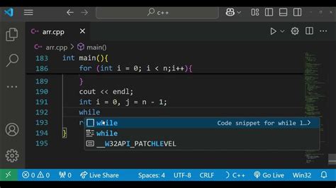 Write A Program To Reverse The Array Without Using Any Extra Array C Language Youtube