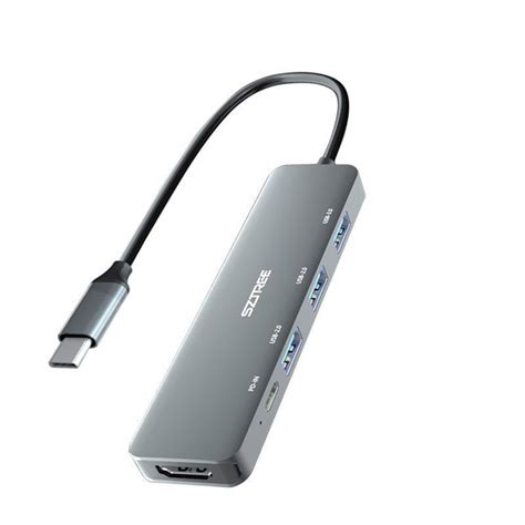 Док станция 5 в 1 Type C Usb концентратор Расширитель портов купить по выгодной цене в