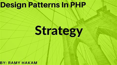 30 Design Patterns In Php Arabic Course Strategy Pattern شرح بالعربي