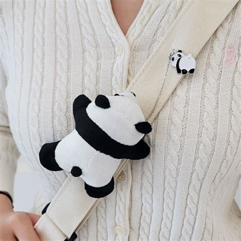 수앤수 11할인 판다인형 집게 브로치 체인 뱃지 23t399 위시버킷