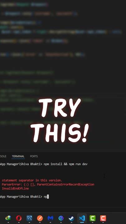 Npm Install Andand Npm Run Dev Error Fix Nodejs Laravel Youtube