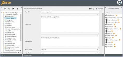 interactivity button sequence [xerte community documentation]