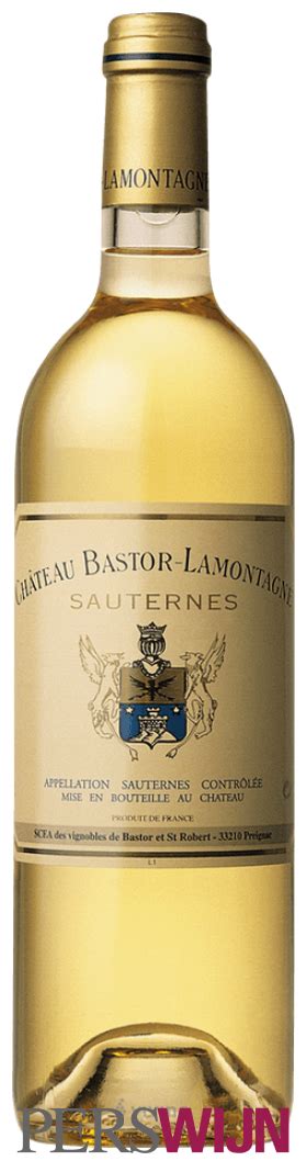 Château Bastor Lamontagne Sauternes 2022 Bordeaux Sauternes
