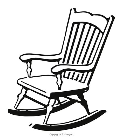 Rocking Chair Illustrations Unique Modern And Vintage Style Stock