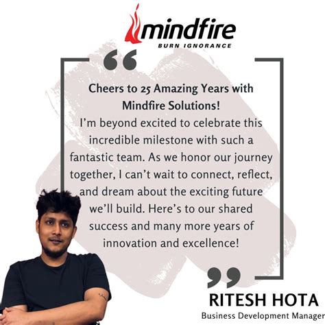 mindfire solutions on linkedin facesofmindfire celebrating25