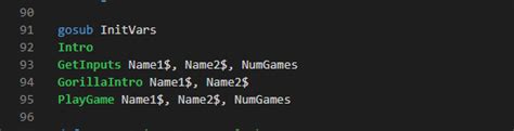 subs and functions are not highlighted like there are in the classic ide · issue 113