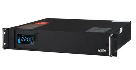 ᐉ Джерело безперебійного живлення Powercom Kin 3000ap Rm3u Lcd 3000va 2400w Line Interactive 8