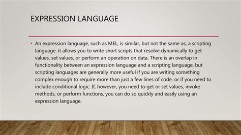 Mule Expression Language Ppt