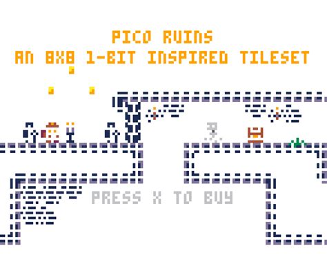 Comments 8x8 Pico Ruins Tileset By Achie
