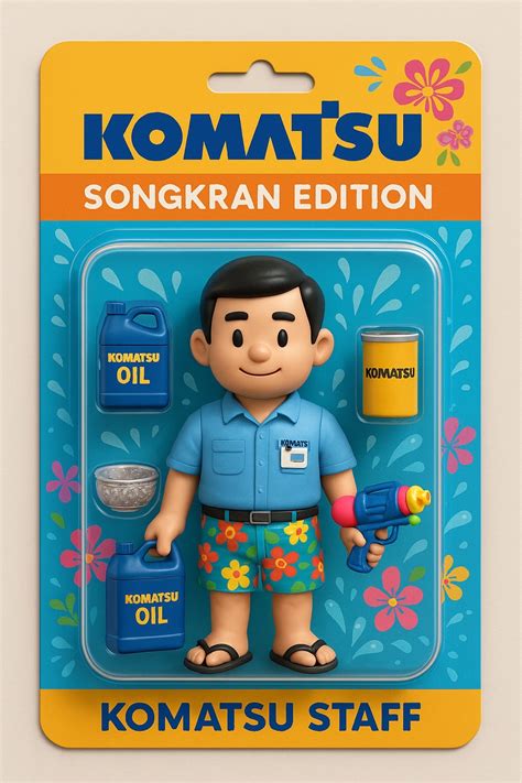 Komatsu Komatsu Art Toy 💕 Happy Songkran Day 😍 📍เงื่อนไขเพิ่มเติม