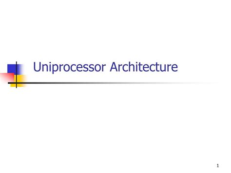 Ppt Uniprocessor Architecture Powerpoint Presentation Free Download Id 6080604