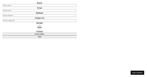 Registration Form Reactjs Codesandbox
