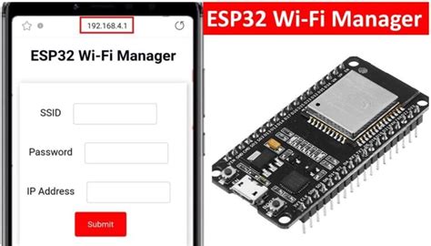 Create A Wi Fi Manager For Esp32 Using Asyncwebserver Library