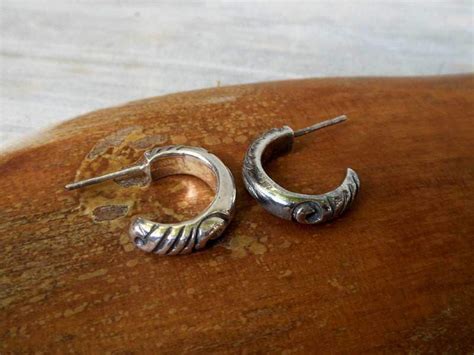Silver Hoop Earrings For Men