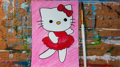ХЕЛЛО КИТТИ Как нарисовать Хелло Китти Hello Kitty How To Draw Hello Kitty Youtube