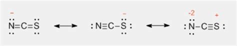 Get Answer 1 The Resonance Structures Of Thiocyanate Ion Scn
