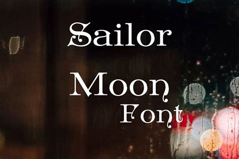 Sailor Moon Font Free Download