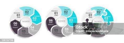 성공을 위한 6단계와 함께 하는 최신 원형 차트 3d 인포그래픽 템플릿 브로셔 다이어그램 워크플로우 타임라인 숫자 옵션에 대한 옵션이 있는 비즈니스 서클 템플릿 6에 대한