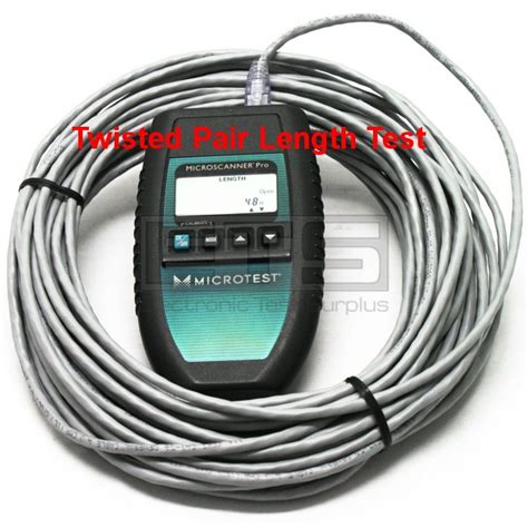 Fluke Networks MicroTest MicroScanner Pro Cable Test Kit & Ideal ...