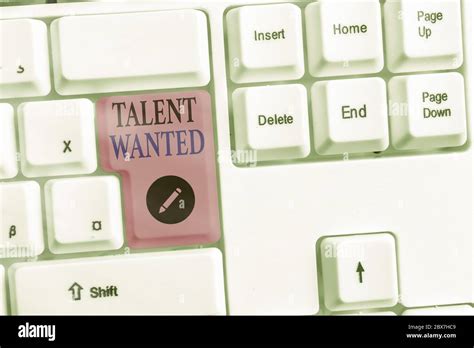 Word Writing Text Talent Wanted Business Photo Showcasing Method Of Identifying And Extracting