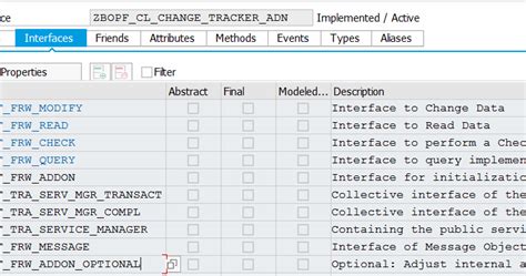 SAP ABAP Central BOPF Change Tracker