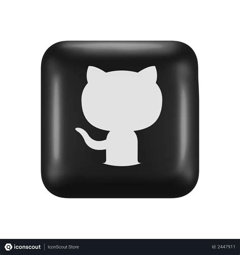 Free Github 3d Logo Free Download Logos 3d Logos Iconscout