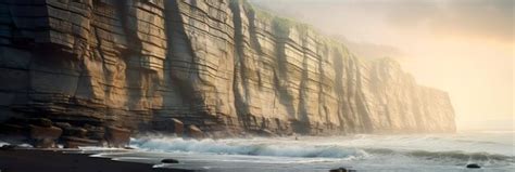 Premium Photo Coastal Cliffs And Shorelines Highlighting The Intricate Patterns Created By