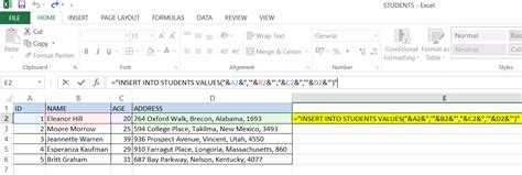 Generating Sql Scripts From Excel
