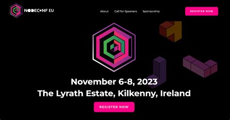 Nodeconf Eu November 6 8th