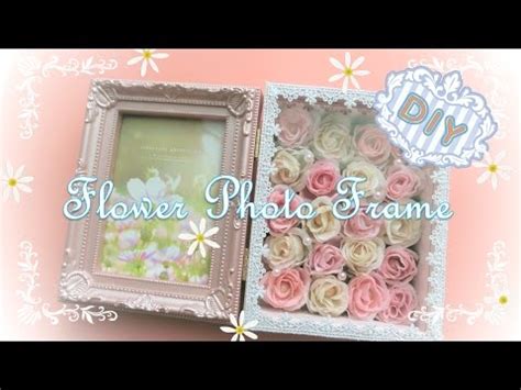 【100均diy】 フォトフレーム付き フラワーボックスの作り方～ Flower Box With Photo Frame ~ Youtube