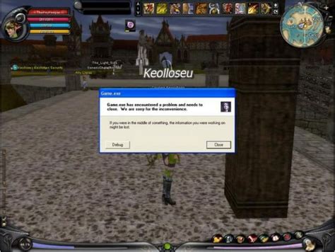 Game Exe Problem Closes The Game And Debug Doesn T Work Techyv Com