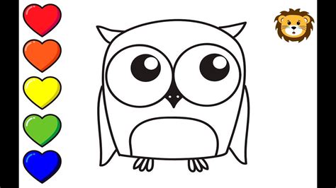 How To Draw An Easy Owl Step By Step Como Dibujar Un Buho Facil Paso