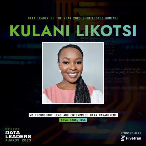 Tech Exec On Linkedin Data Dataleadership Datacommunity Awards