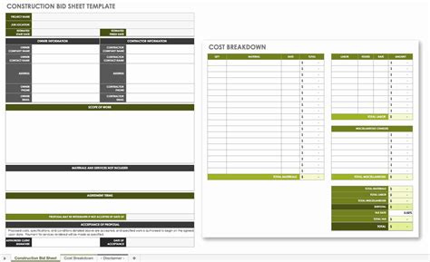 Construction Job Proposal Template
