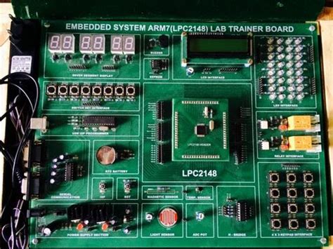 Embedded System Arm7 Microcontroller Lab Trainer Board For Training At ₹ 6800box In Nagpur
