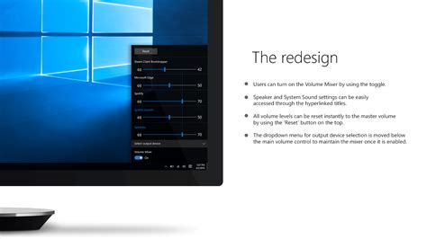 Windows 10 Volume Controls Redesign On Behance
