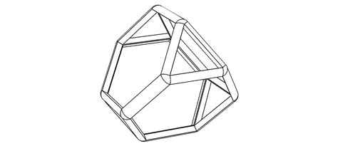 Stl File Wireframe Shape Truncated Tetrahedron 🎨・3d Printing Model To Download・cults
