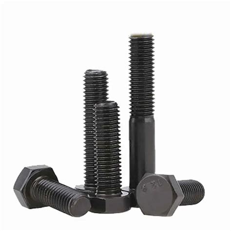 M19 외부 육각 나사 육각 나사 기계 볼트 나사 못 볼트 탄소강 129 등급 검정색 100mm 300mm 길이 1 개 Aliexpress
