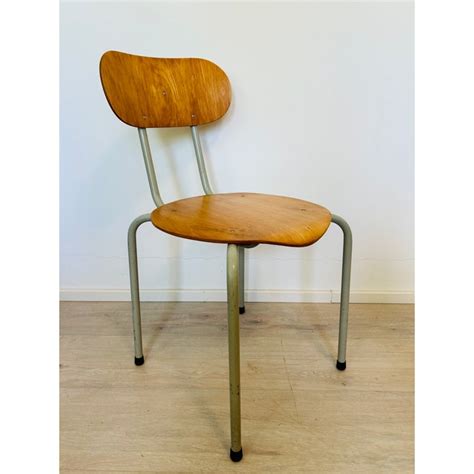 Vintage Model Z 314 School Chair From Kovona Former Czechoslovakia 1960s Chairish