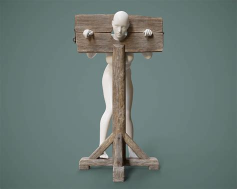 Medieval Pillory G8 Malefemale Daz Content By Yuribarinov