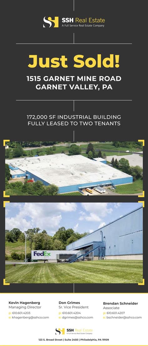 Ssh Real Estate On Linkedin Ssh Real Estate Is Pleased To Announce The Sale Of 1515 Garnet Mine