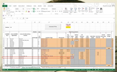 Cant Generate Dt File With Orin Nano Pinmux Spreadsheet Jetson Orin Nano Nvidia Developer Forums