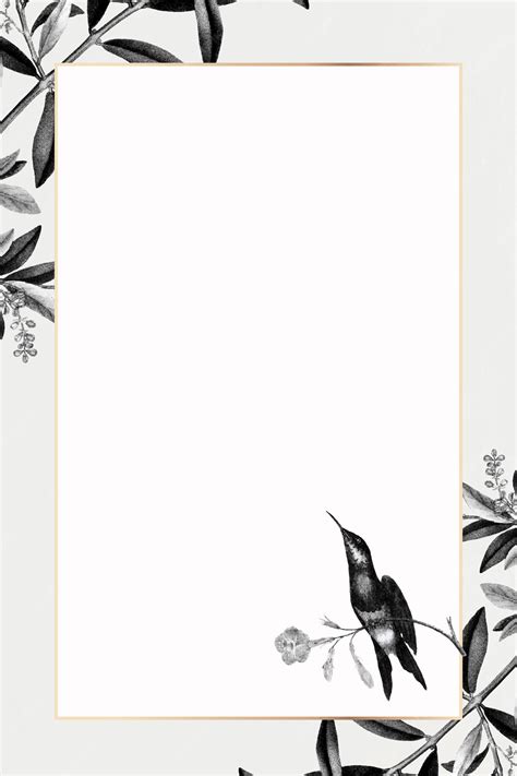 올리브 가지 패턴 벡터와 사각형 골드 프레임 무료 벡터