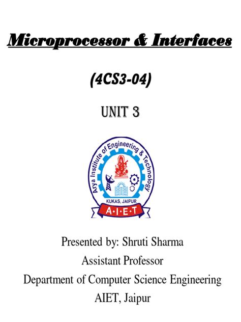 4cs3 Mpi Unit 3 Download Free Pdf Computer Architecture Computer Science