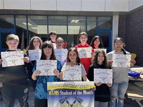 March Students Of The Month Waynesboro Area Middle School