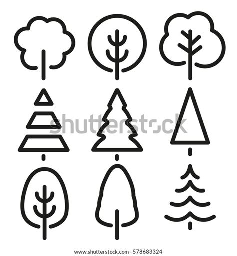 92 052 Tree Outline Logo Images Stock Photos Vectors Shutterstock