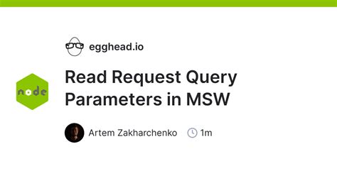 read request query parameters in msw
